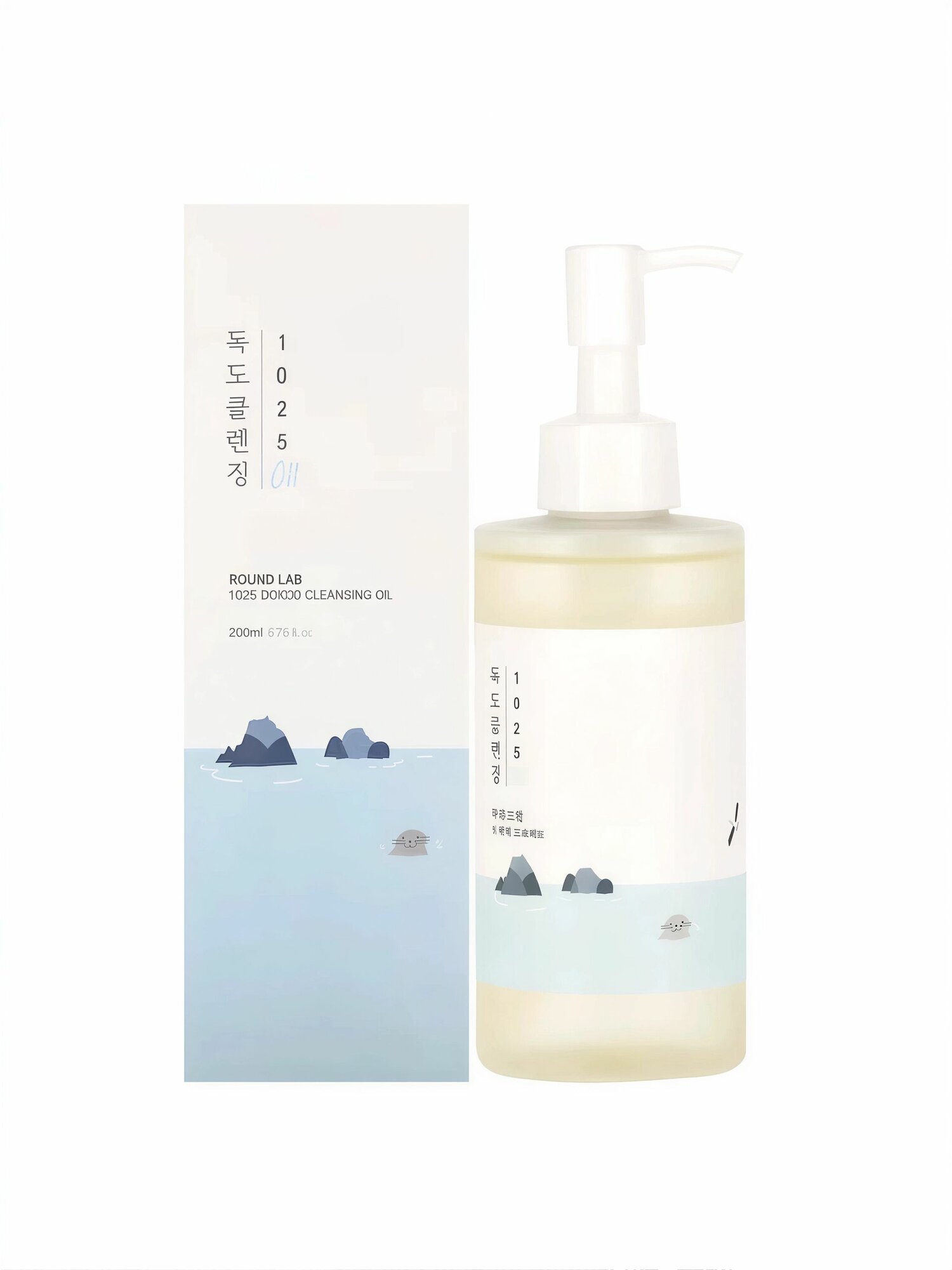 Round Lab Гидрофильное масло для снятия макияжа с морской водой 1025 Dokdo Cleansing Oil 200 мл