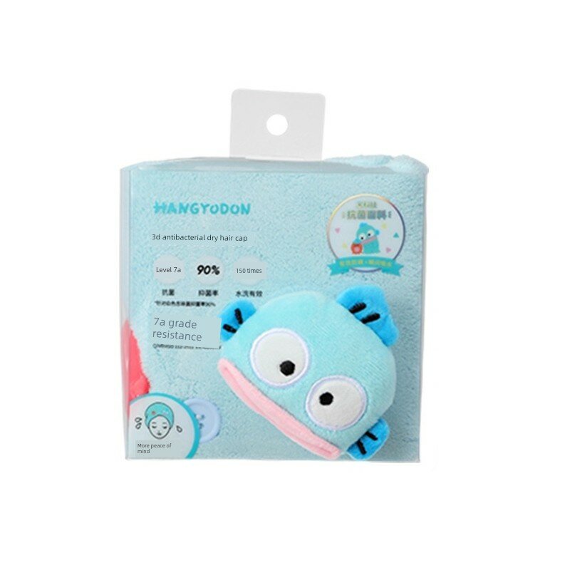 MINISO Клоунфиш Быстросохнущая Шапочка для Волос для Женщин, Мягкая Абсорбирующая Банный Головной Убор с Морской