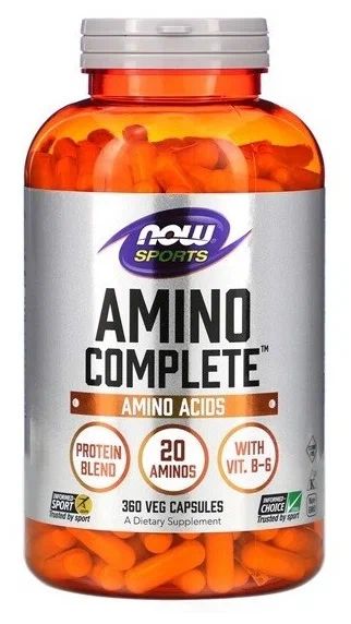 NOW Amino Complete 360 капс.