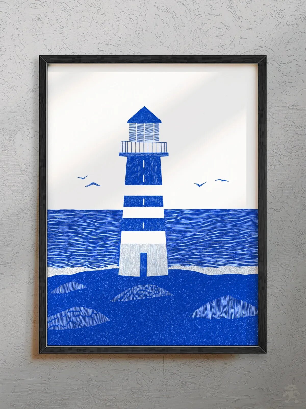 Интерьерный постер "Aether I - Lighthouse" в стиле pinterest, формата 30x40 см.
