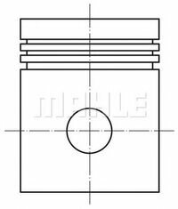 Поршень FORD C-MAX/MONDEO 1.8L 2000 > D 83.01мм /1.2-1.2-2.5/ STD