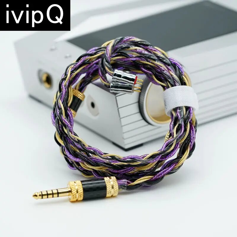 Кабель для наушников ivipQ-553, 3.5mm Recessed-2PIN