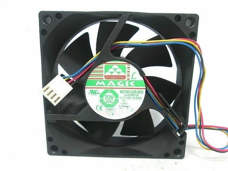 MAGIC MGT8012ZR-W25 12V 0.54A 8CM 8025 4-проводной вентилятор охлаждения