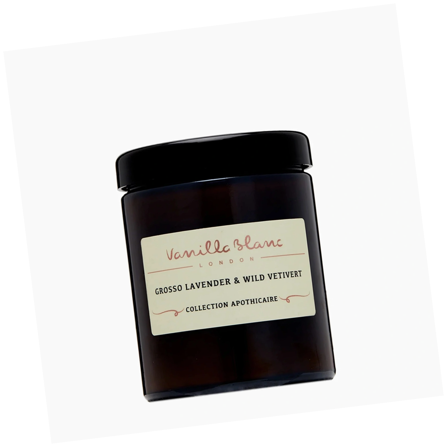 Парфюмированная свеча для дома Grosso Lavender and Wild Vetivert / Ванилла Бланк 170 гр