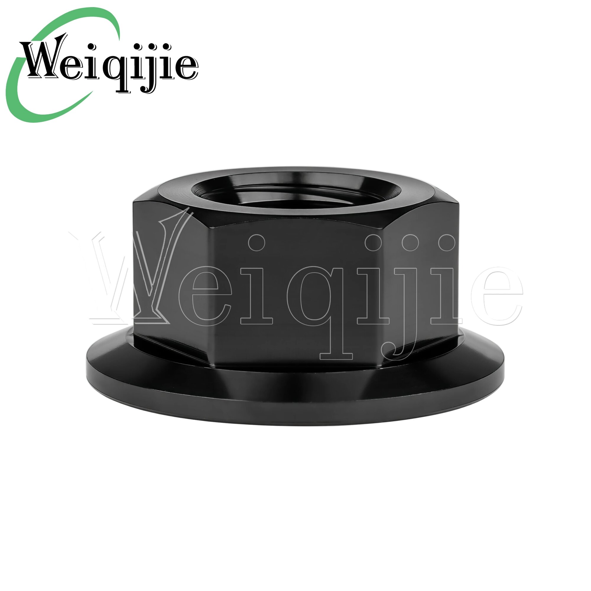 Титановые гайки Weiqijie M5 M6 M8 M10 M12 M14 M16 M14 1.25mm, Черный, Black