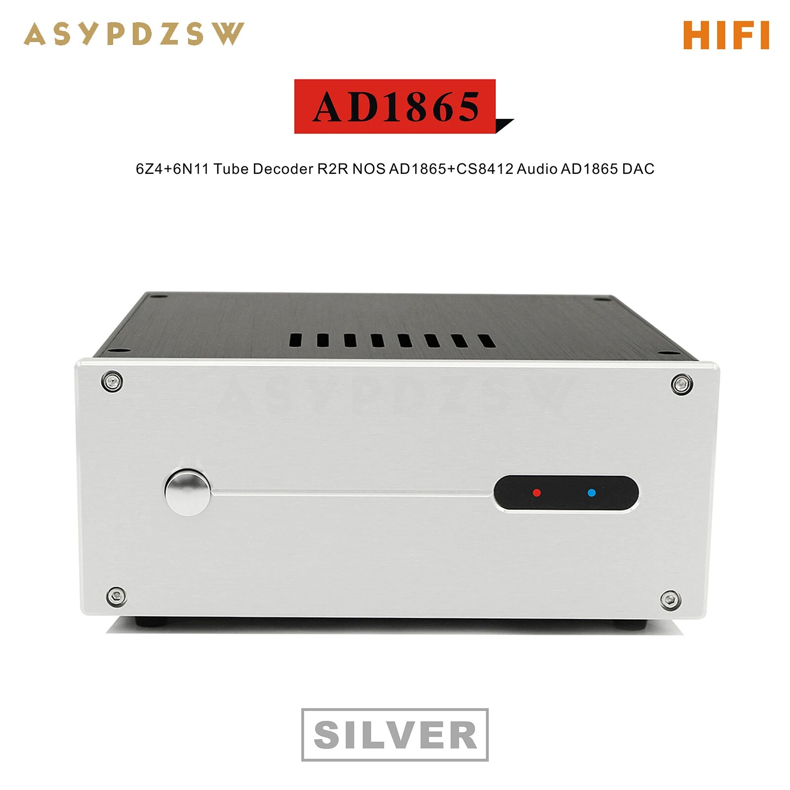 ASYPDZSW DAC 6N1 AD1865, AC 230V, New AD1865R Chip