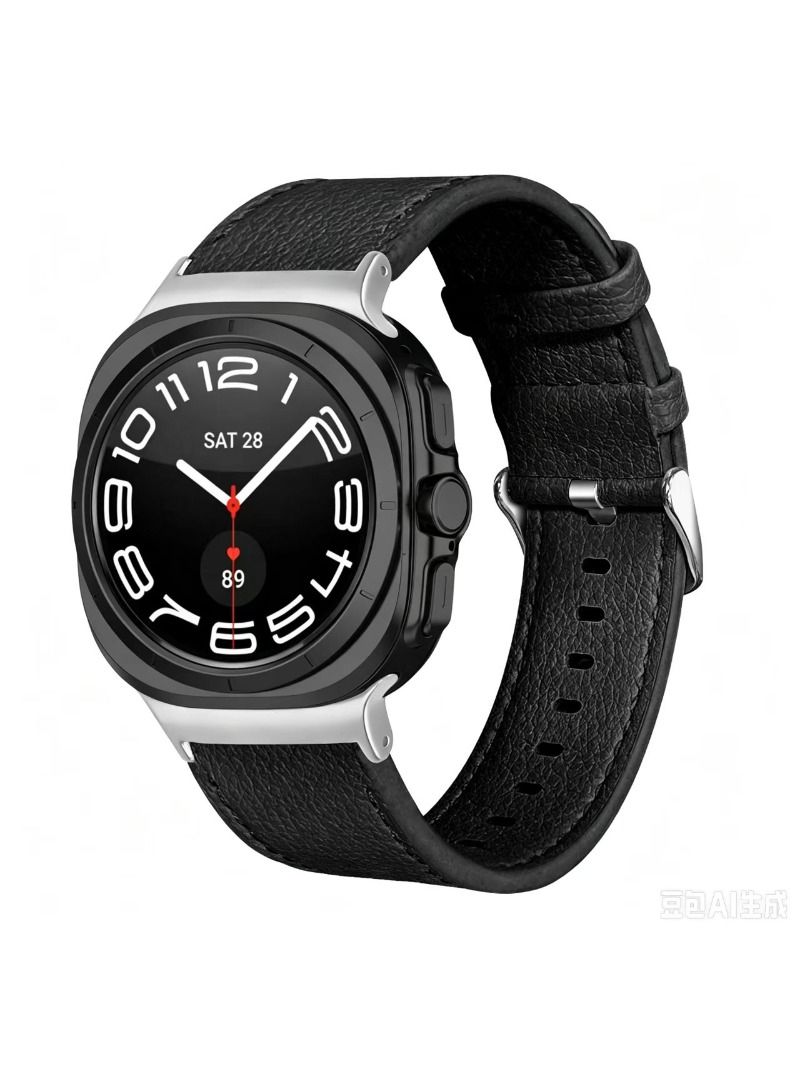 Двусторонний кожаный ремешок для часов подходит для Samsung watch8/9 Samsung watch8 cIassic новая модель