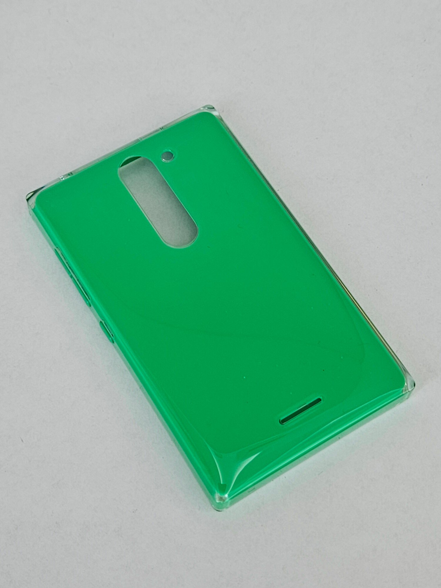 Крышка аккумулятора в сборе с боковыми клавишами для Nokia Asha 502 Dual Sim (цвет - green) orig, p/n: 02503V4