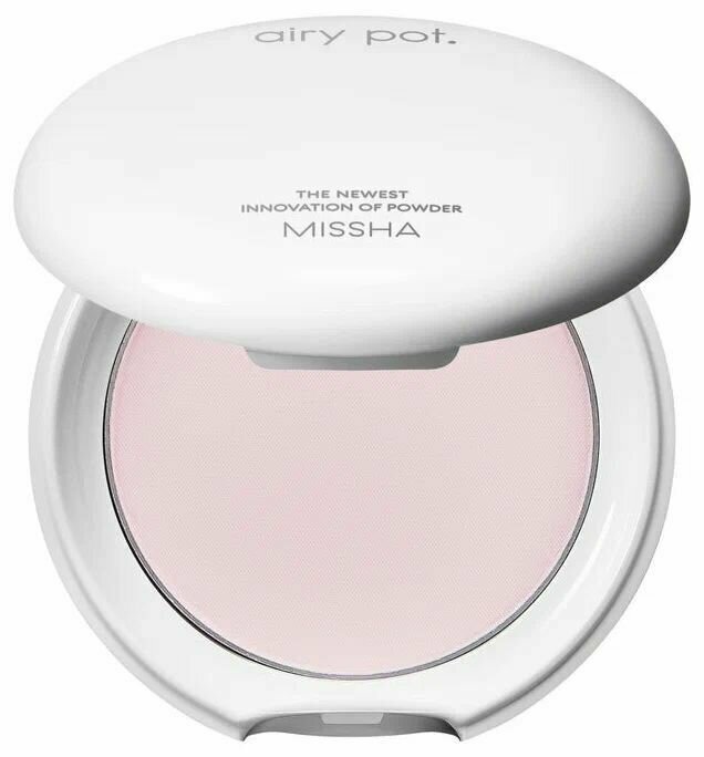 Компактная матирующая пудра, тон Pink Airy Pot Pressed Powder Pink