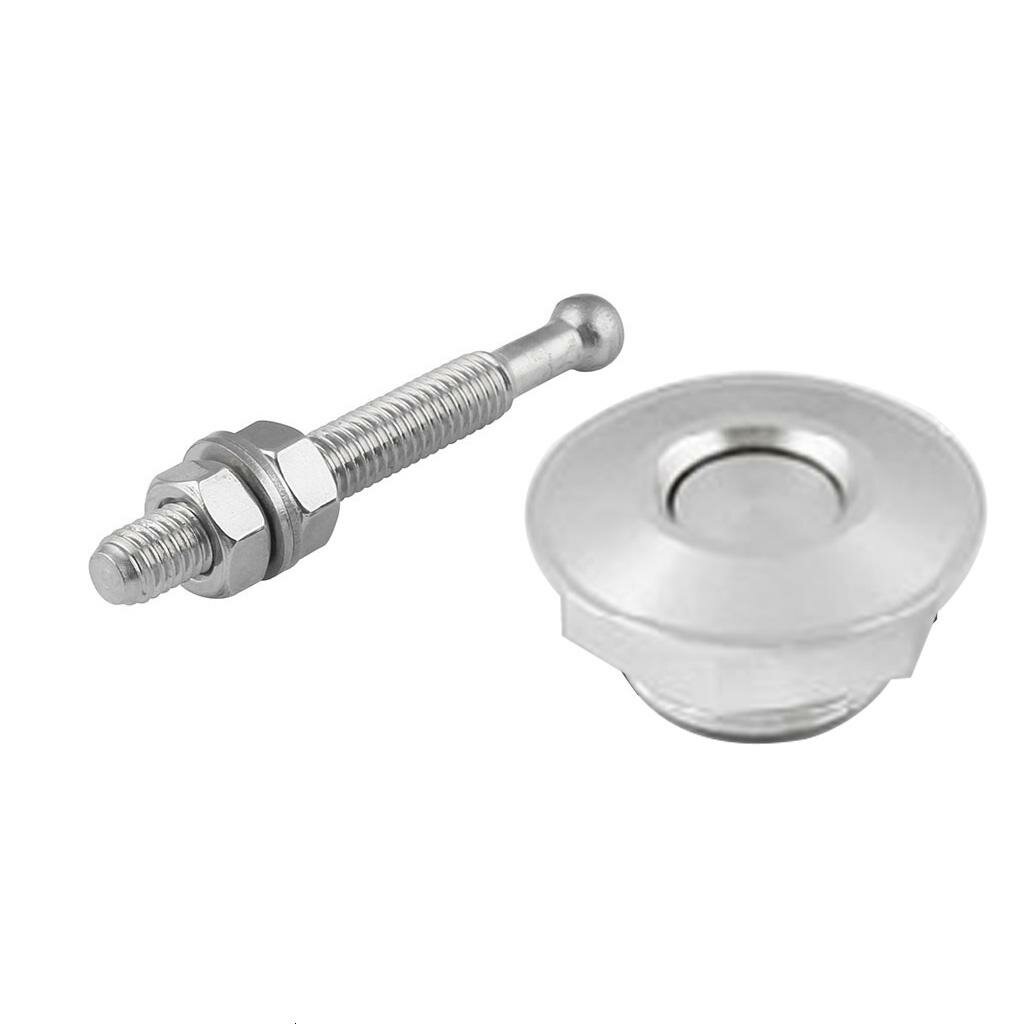 Автомобильный мини-замок капота гоночный модифицированный маленький замок капота 30 мм-серебристый