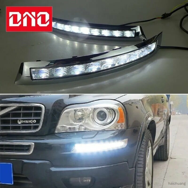 Фары автомобильные, Огни дневные ходовые, арт. DL-volvo-XC90-07-13-WY
