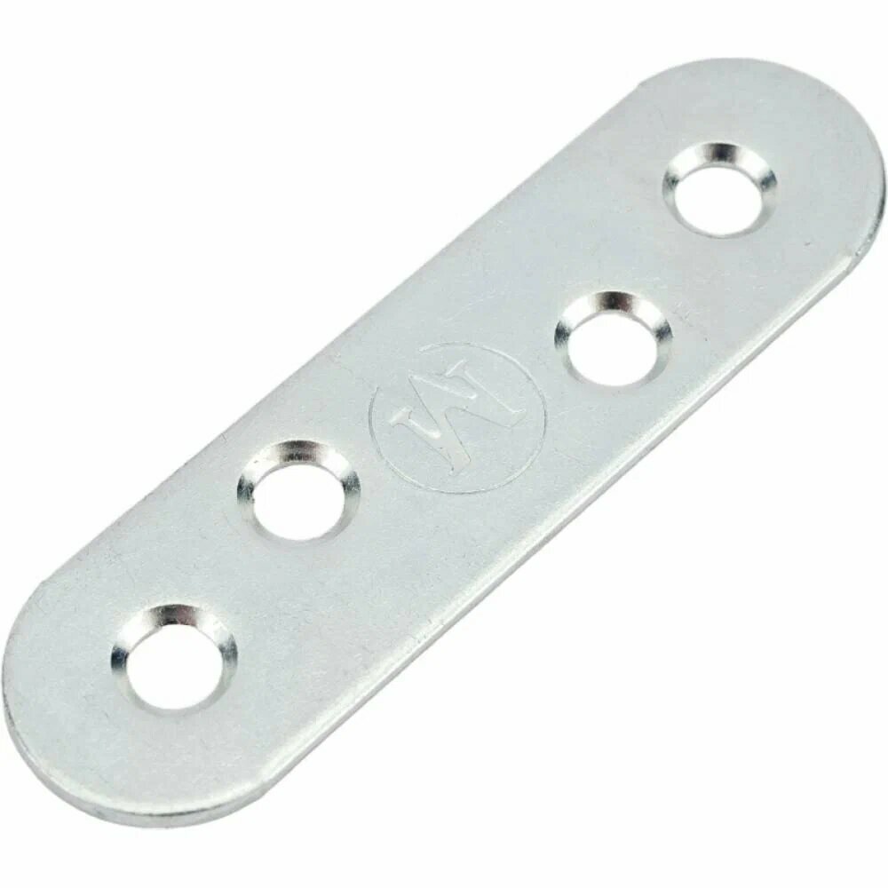 Пластина крепежная ПК 105 стальная , оцинкованная "МастерБолтиков" ( 2 шт )