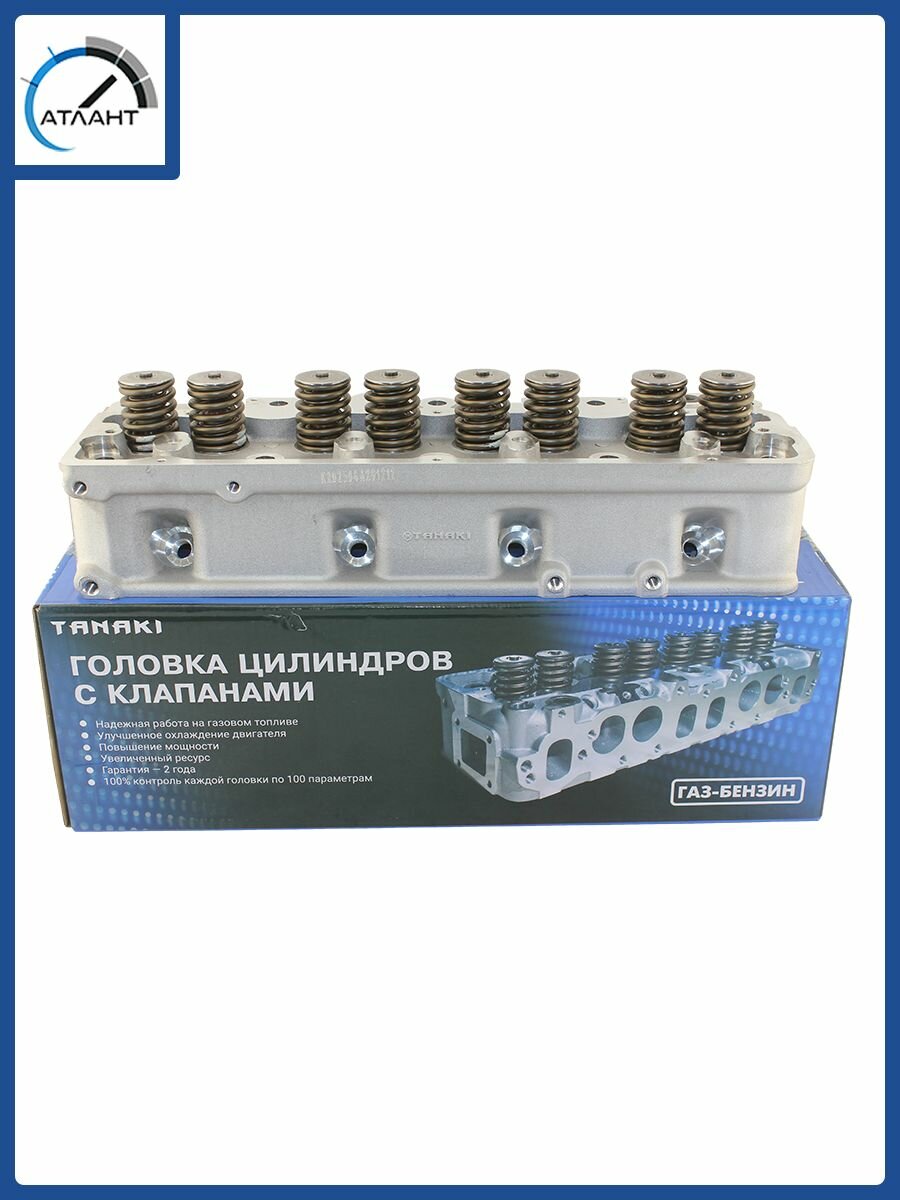 TANAKI Головка блока цилиндров дв. УМЗ-4216 с ГБО Евро-3,4 с клапанами (4216.1003001-20) арт. TKG-1003010-66