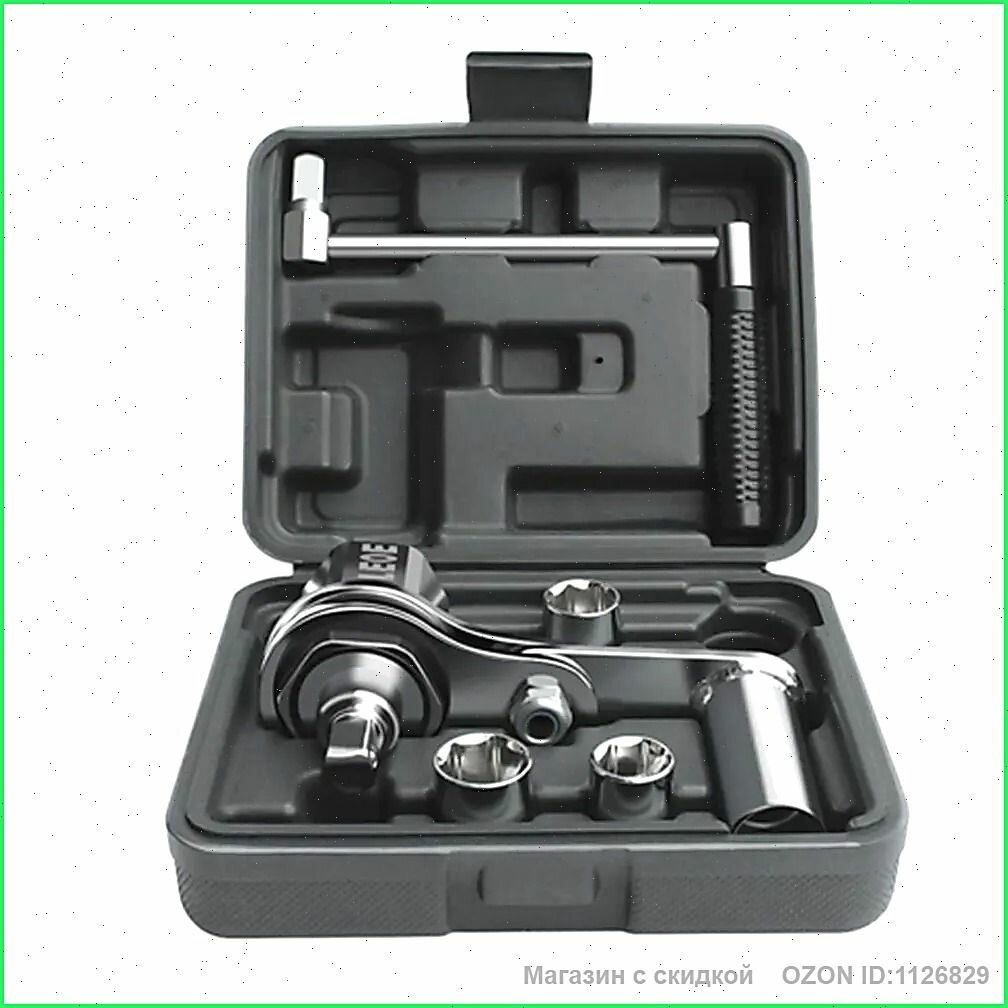 Ручной гайковерт 16:1 в пластиковом кейсе