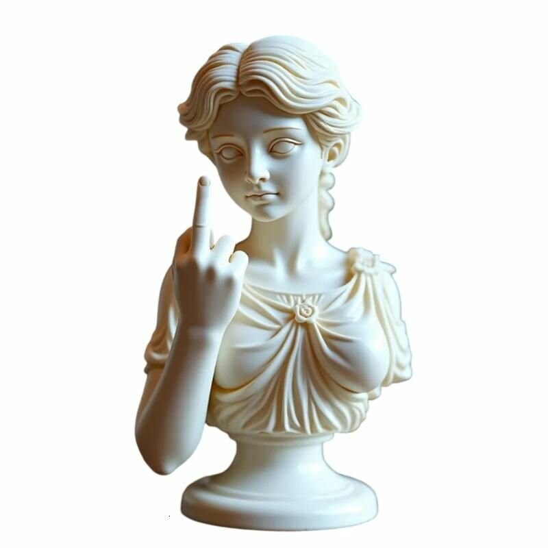 Венера с средним пальцем, - B