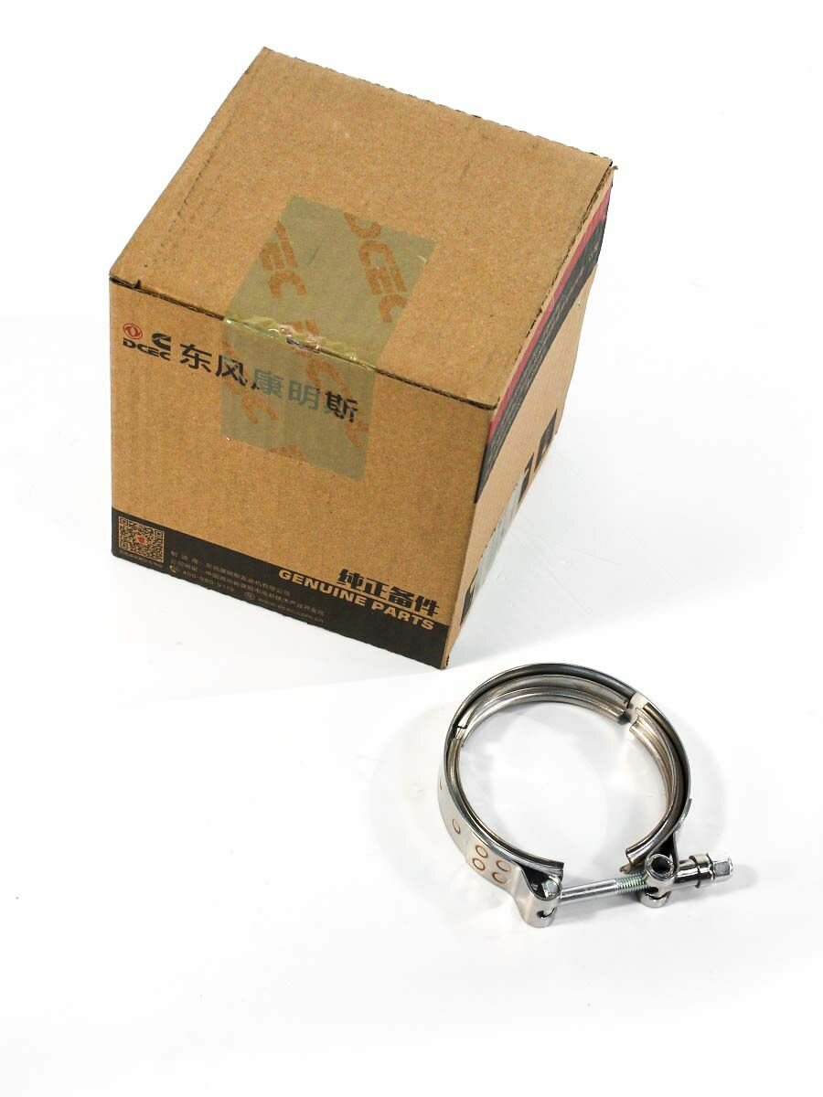 Хомут патрубка коллектора впуск дв. Cuммins ISF 2.8/3.8L Евро-4 (d 87мм) ориг (замена на 059075)