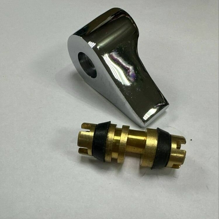 Дивертор-переключатель душа крана-смесителя 1/2" встроенный флажковый поворотный ванны хром Quartz