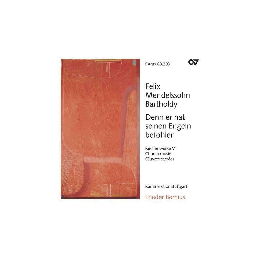 Диск Felix Mendelssohn Bartholdy (1809-1847) - Geistliche Chorwerke Vol.5 (1 CD)