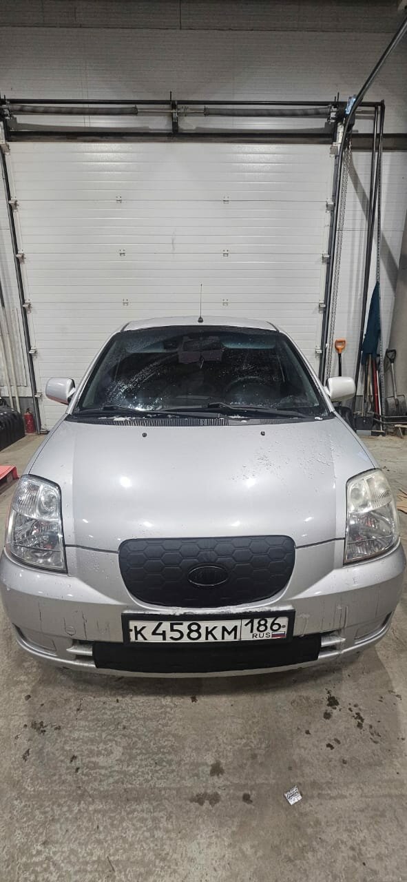 Утеплитель радиатора Экономия топлива Kia Picanto Киа Пиканто 2004 -2007