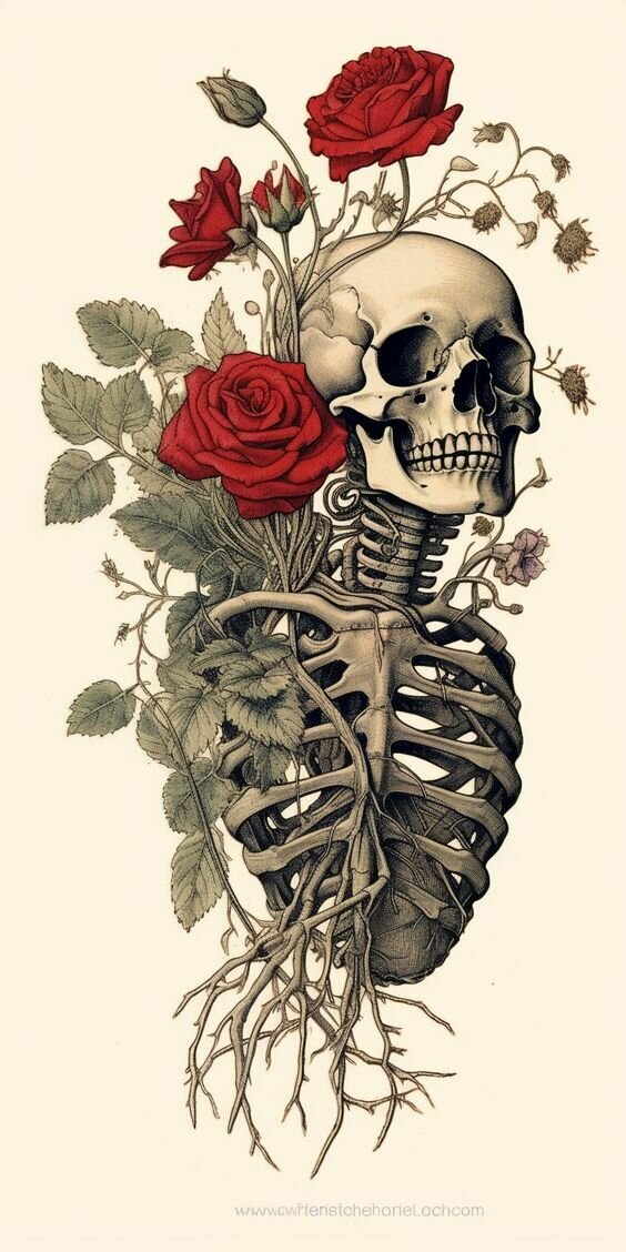 Ткань Алмазная Мозаика 40х50 без подрамника "Абстрактный Череп Арт Красота". Алмазная вышивка. Роспись стразами. Творческий набор для взрослых и детей.