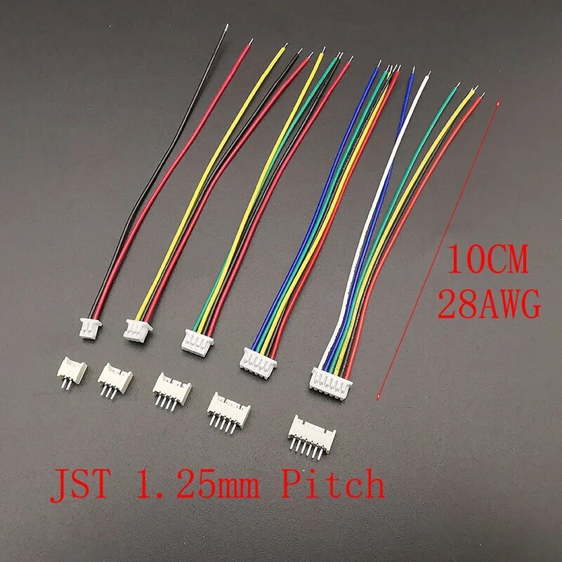JST 1.25мм 6Pin 10см