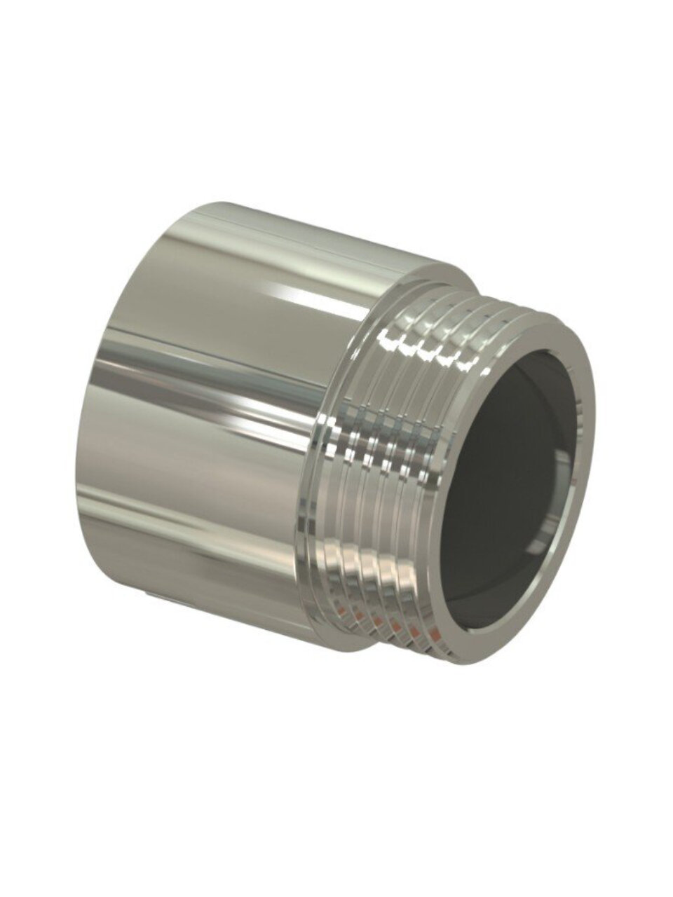 Удлинитель d25х1/2', хром, латунь, L 10, РосТурПласт