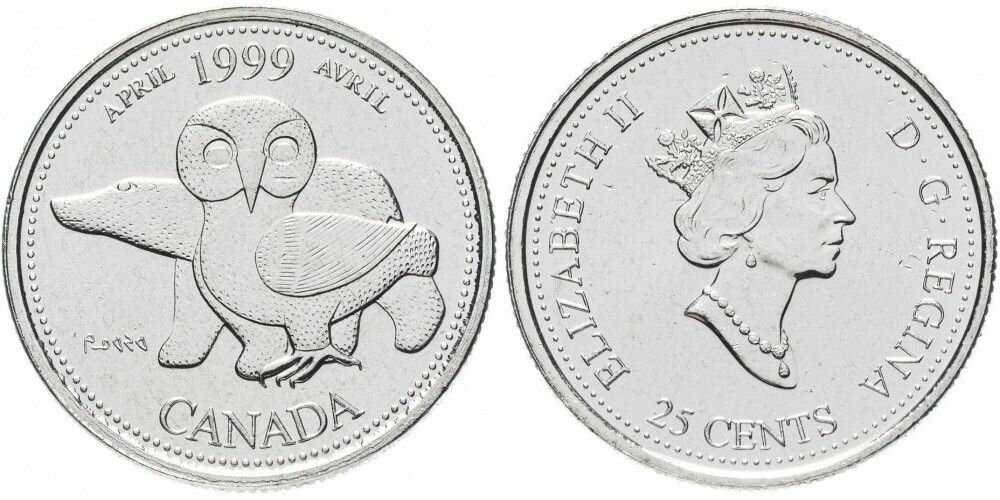 Канада 25 центов, 1999 Апрель 1999, Северное наследие