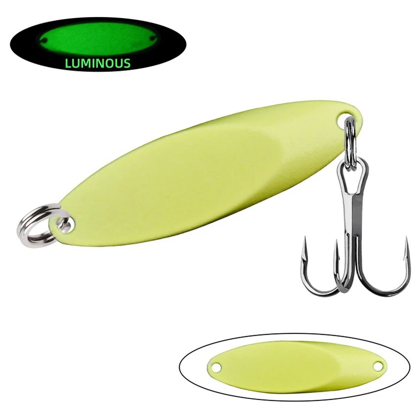 Блесна зеленая Luminous 7г, 4см, 1 Hook