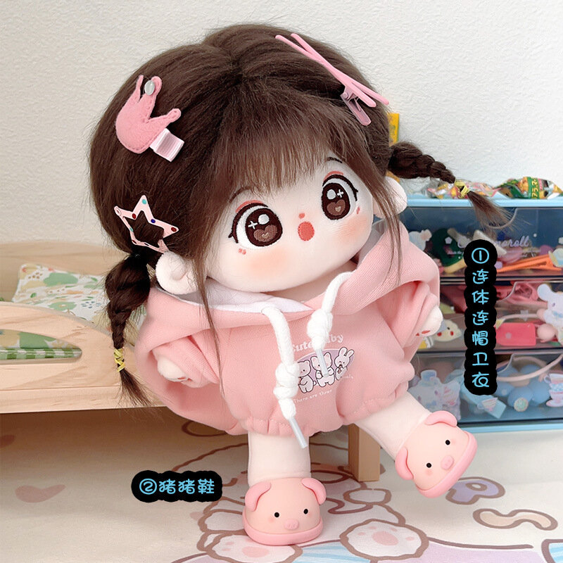 20 см хлопковая кукла девочка с каркасом, одежда для куклы, обнаженная кукла, игрушка для переодевания, подарок, в наличии