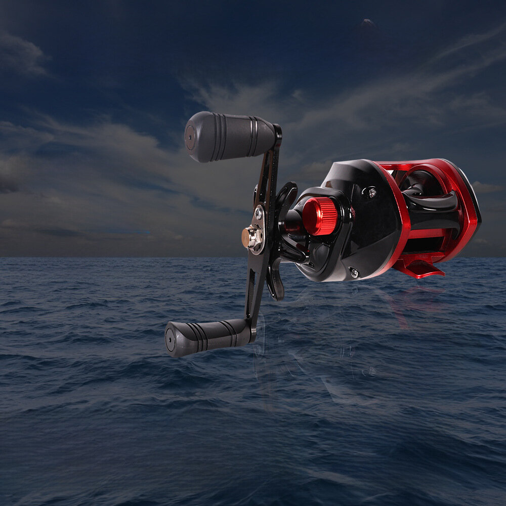 Yan Selected Road Yalun Anti-Exploding Line Metal Black Red Road Yalun Rod Remote Investment Wheel Ma Kou Crowd Fishing Wheel Fishing Gear Metal wire cup black and red 10 strong magnetic right hand