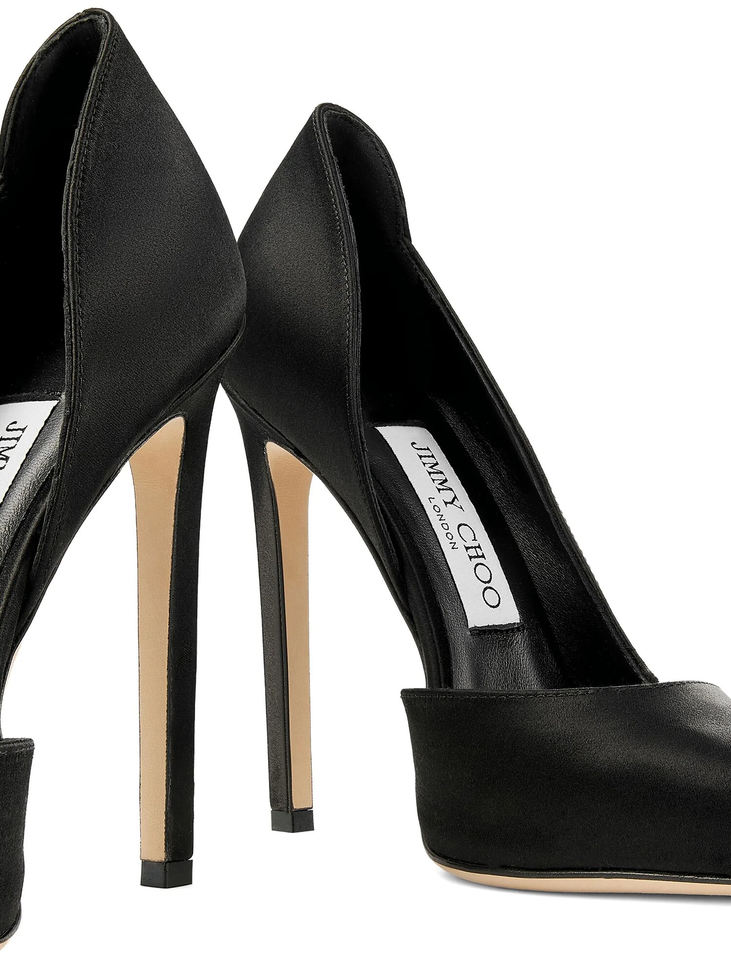 Туфли JIMMY CHOO Brigitte 120, размер 42, black/black — фото 1