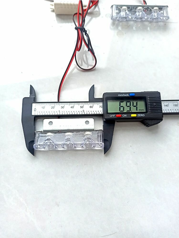 Стробоскопы вспышки светодиодные ФСО: автомобильные аварийные мигалки (комплект 2 шт)