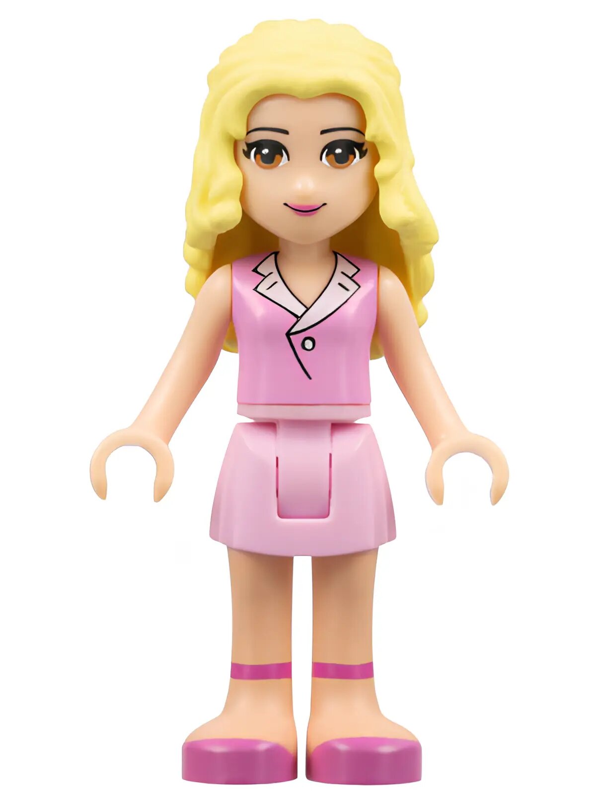 Минифигурка Lego Friends Marie - Bright Pink Skirt, Bright Pink Sleeveless Blouse Top frnd0013 U