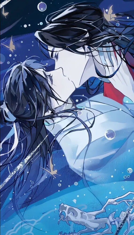 Алмазная Мозаика "Благословение Небожителей Аниме" 40X50 См Алмазная Вышивка / Картина Стразами Подарков / Украшения