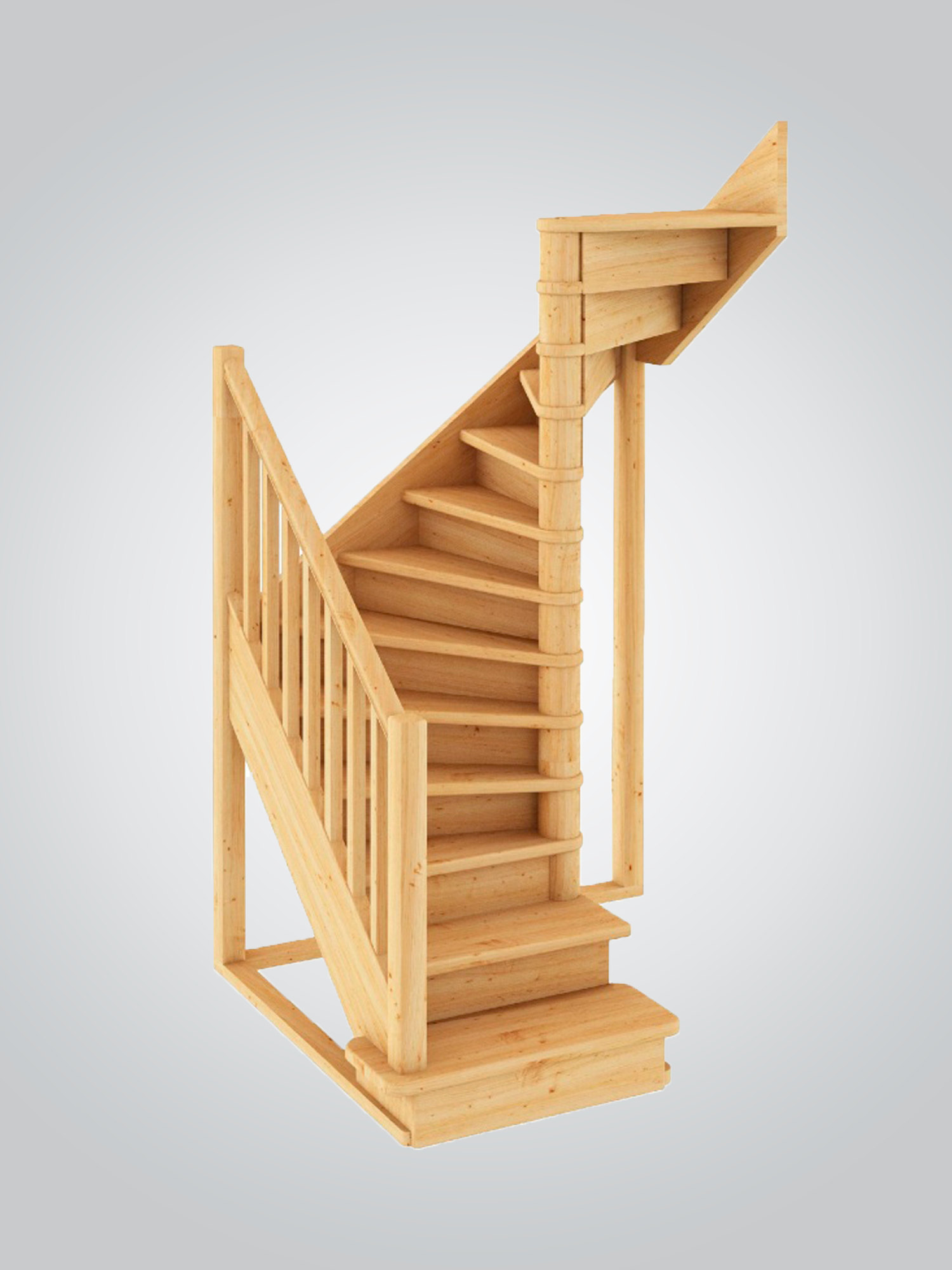 Лестница на второй этаж ЛС-05м Правая