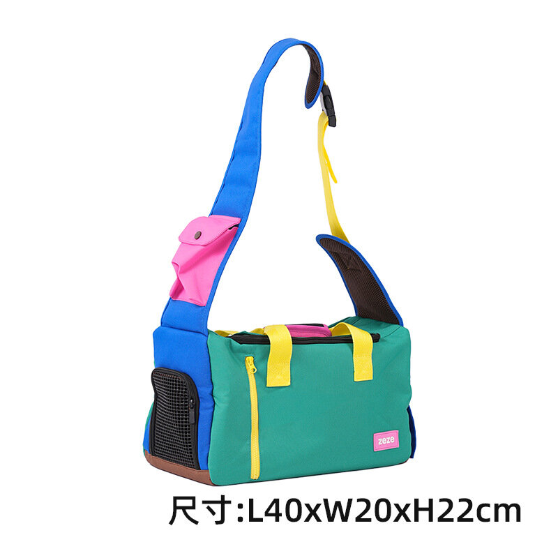 Коллекция сумок Zeze Outdoor, сумка для питомцев, сумка для кошек, сумка для маленьких собак, переносная сумка через плечо, дышащая, портативная коллекция для улицы