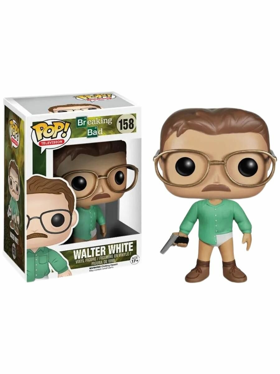 Фигурка Funko POP! Телевидение: Breaking Bad - Уолтер Уайт (Walter White), 158-й номер, 10 см