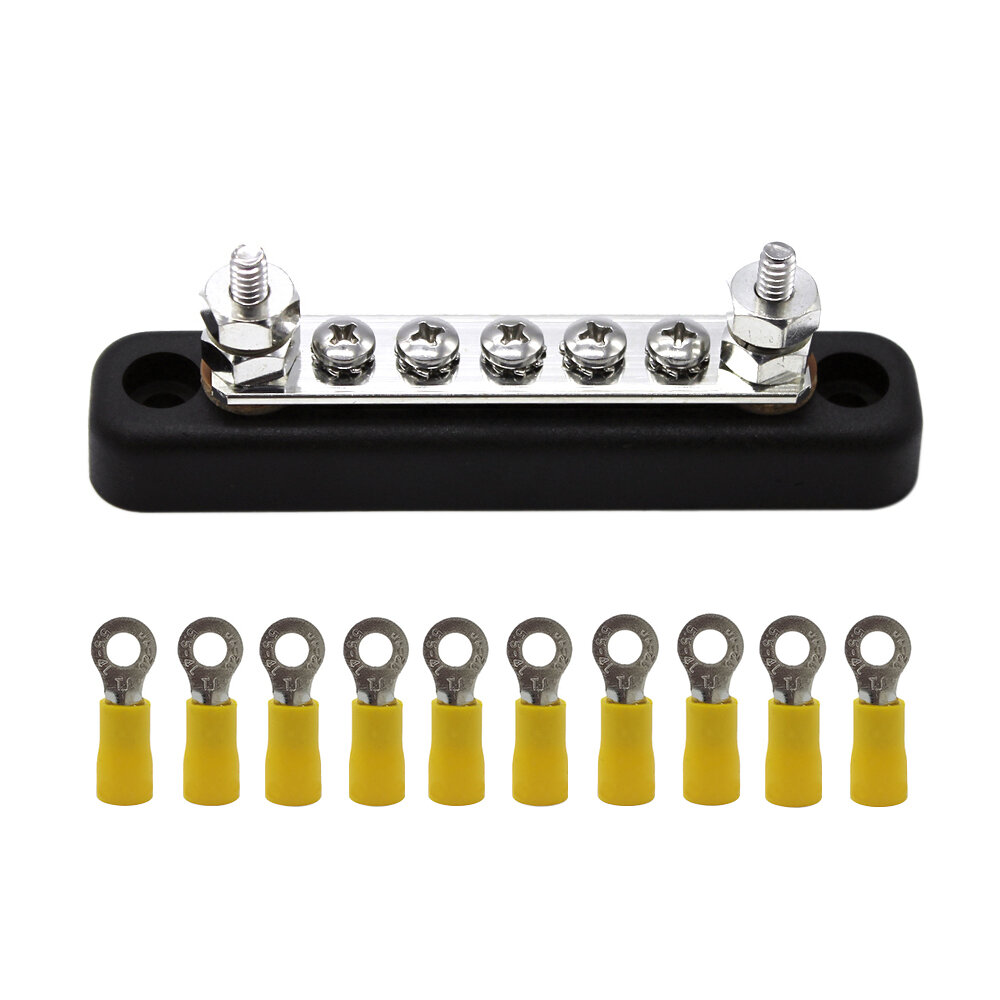 5 комплектов клеммных колодок для заземления с винтовыми зажимами Шина шины 100А