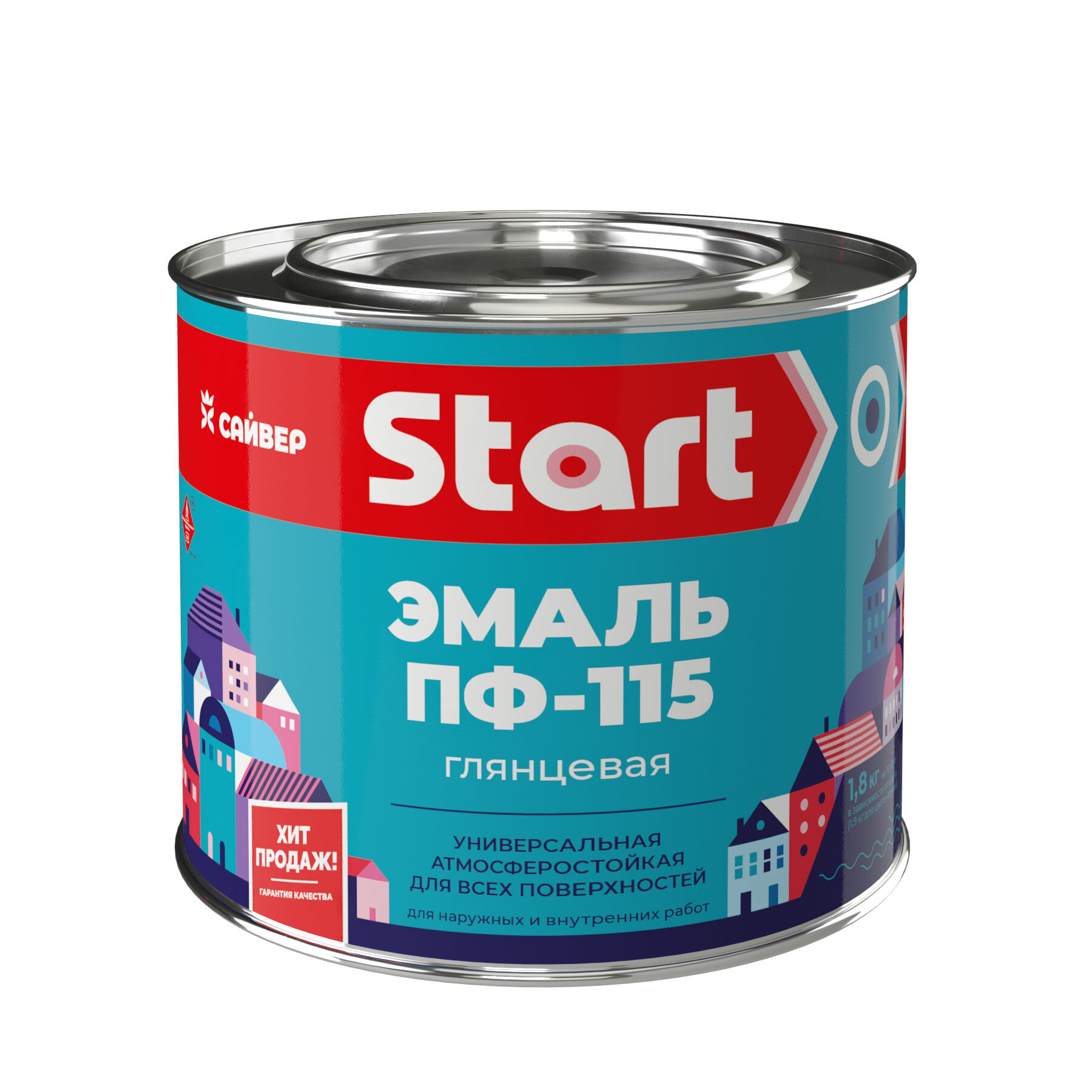 Эмаль ПФ-115 крем старт 1.8КГ сайвер