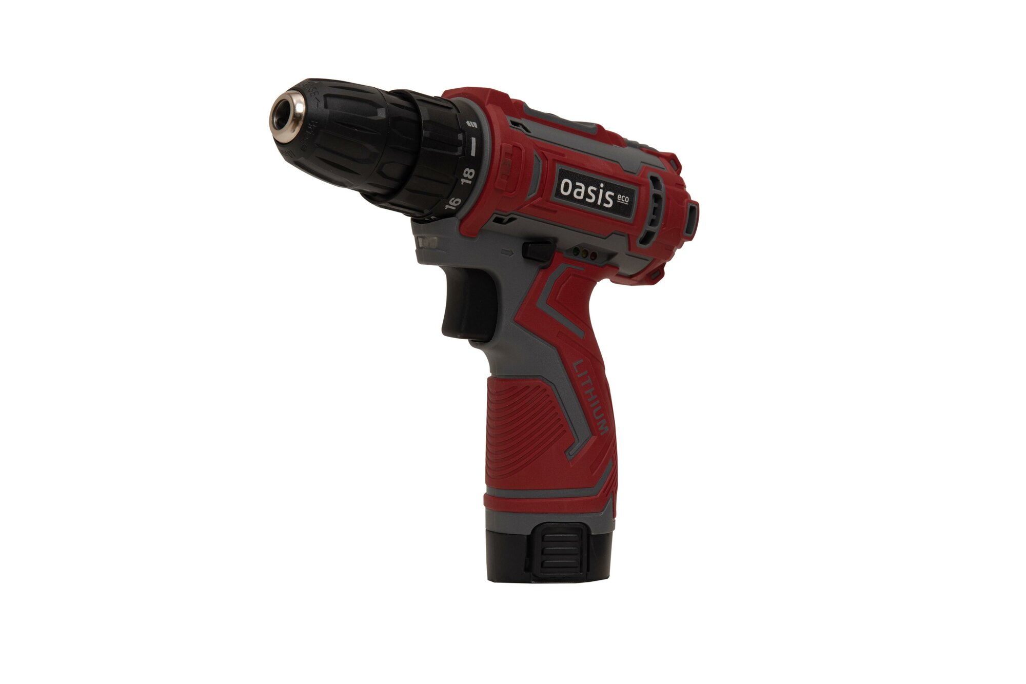 Дрель-шуруповёрт аккум.12В 0-350/1350 об. МИН. Крут. МОМ.30НМ 2 АКК. ЛИТ. ВЕС 1.5КГ кейс OASIS