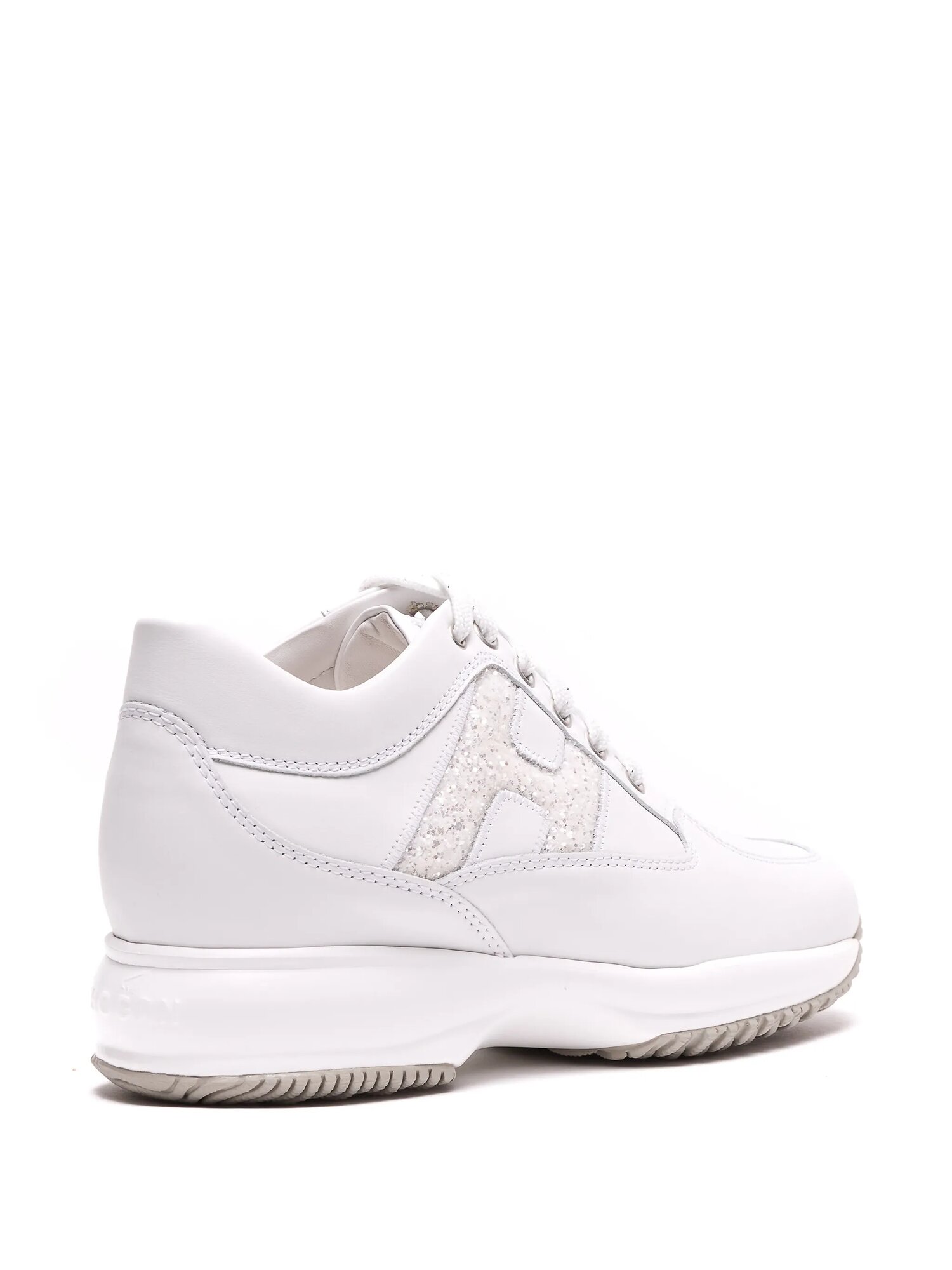 Кроссовки Hogan Logo round-toe sneakers, размер 35 EU, white — фото 1