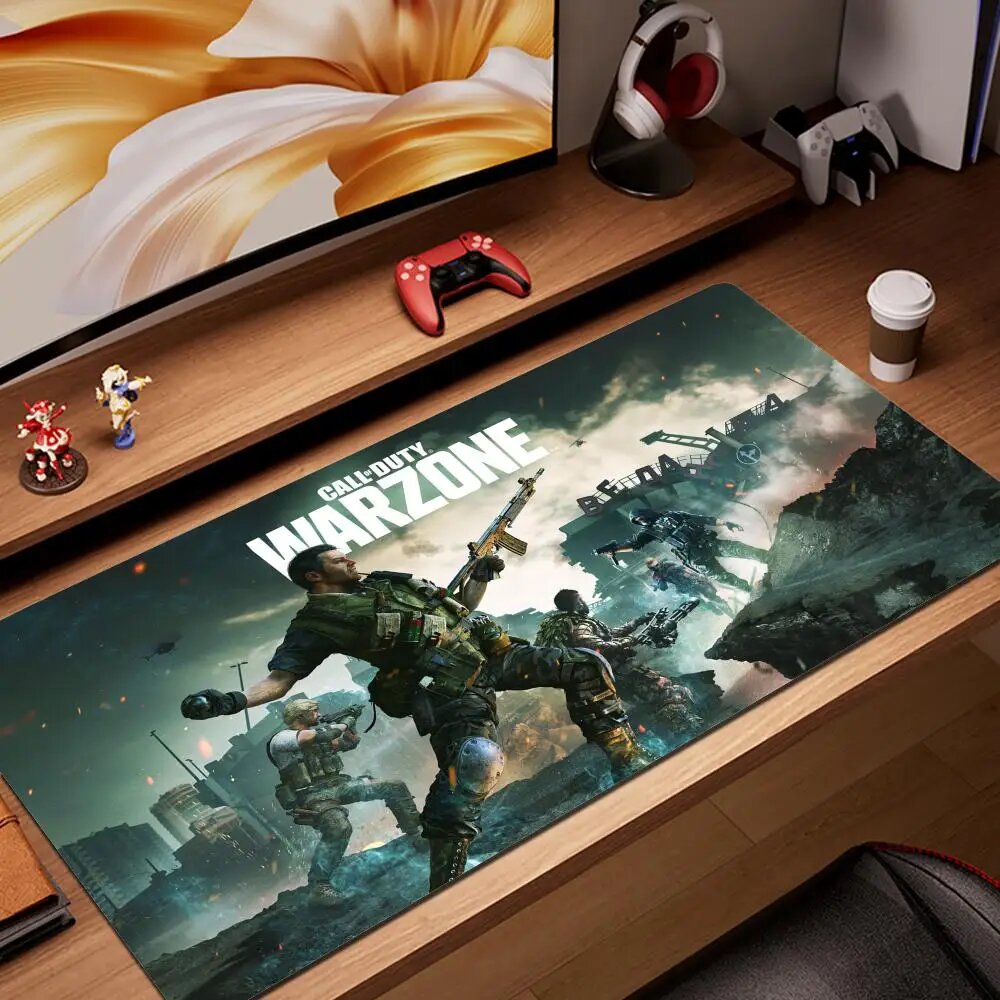 Коврик для мыши Call of Duty Warzone 90x40 см, черный