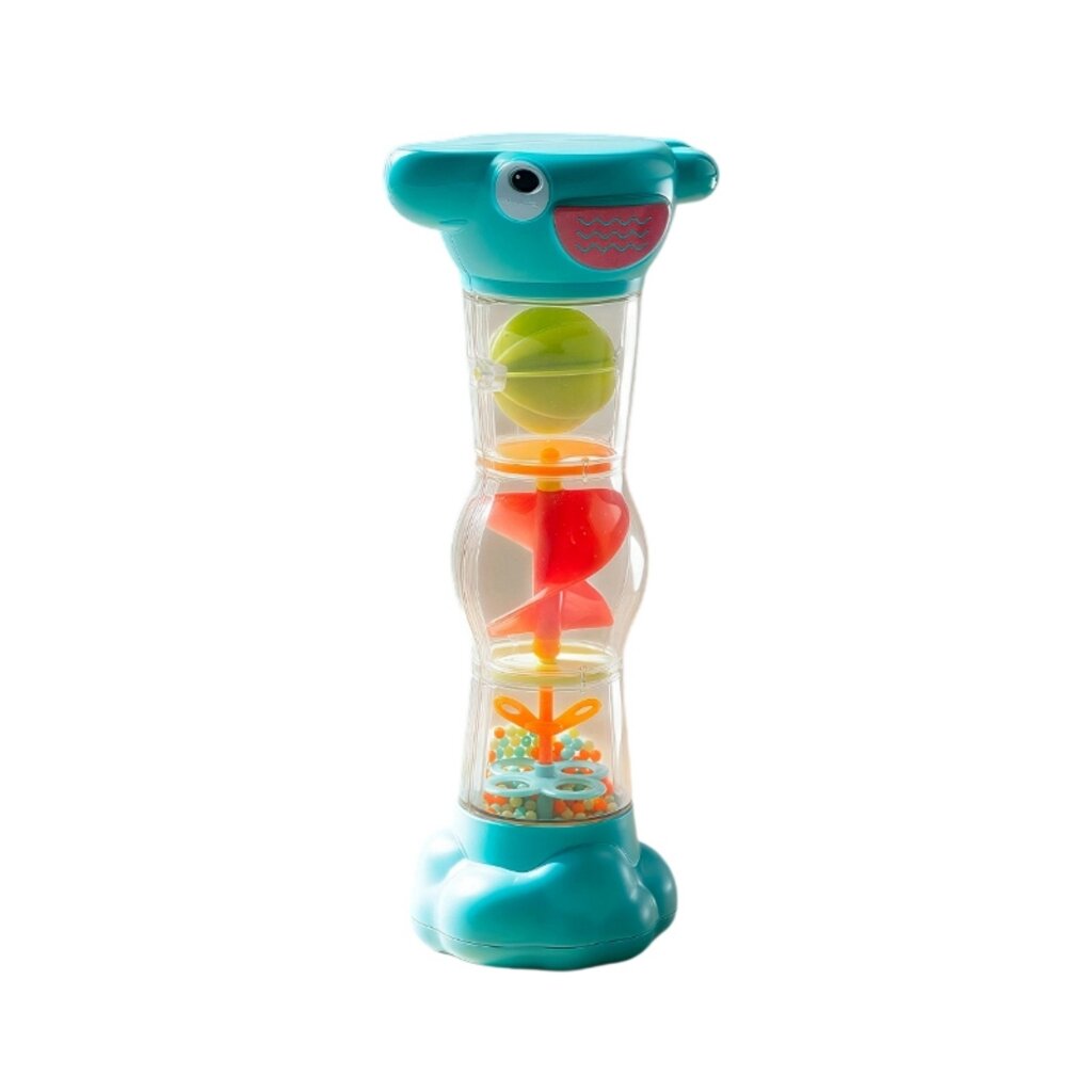 Игрушка, Звуковая трубка дождя имитирует звуковое устройство дождя звуковая трубка имитирует звук дождя Звуковая доска дождя песочные часы развивающая игрушка-синий