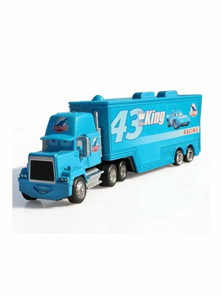Цветной машинки mack lightning mcqueen king jackson storm racer truck toy для детей номер 43