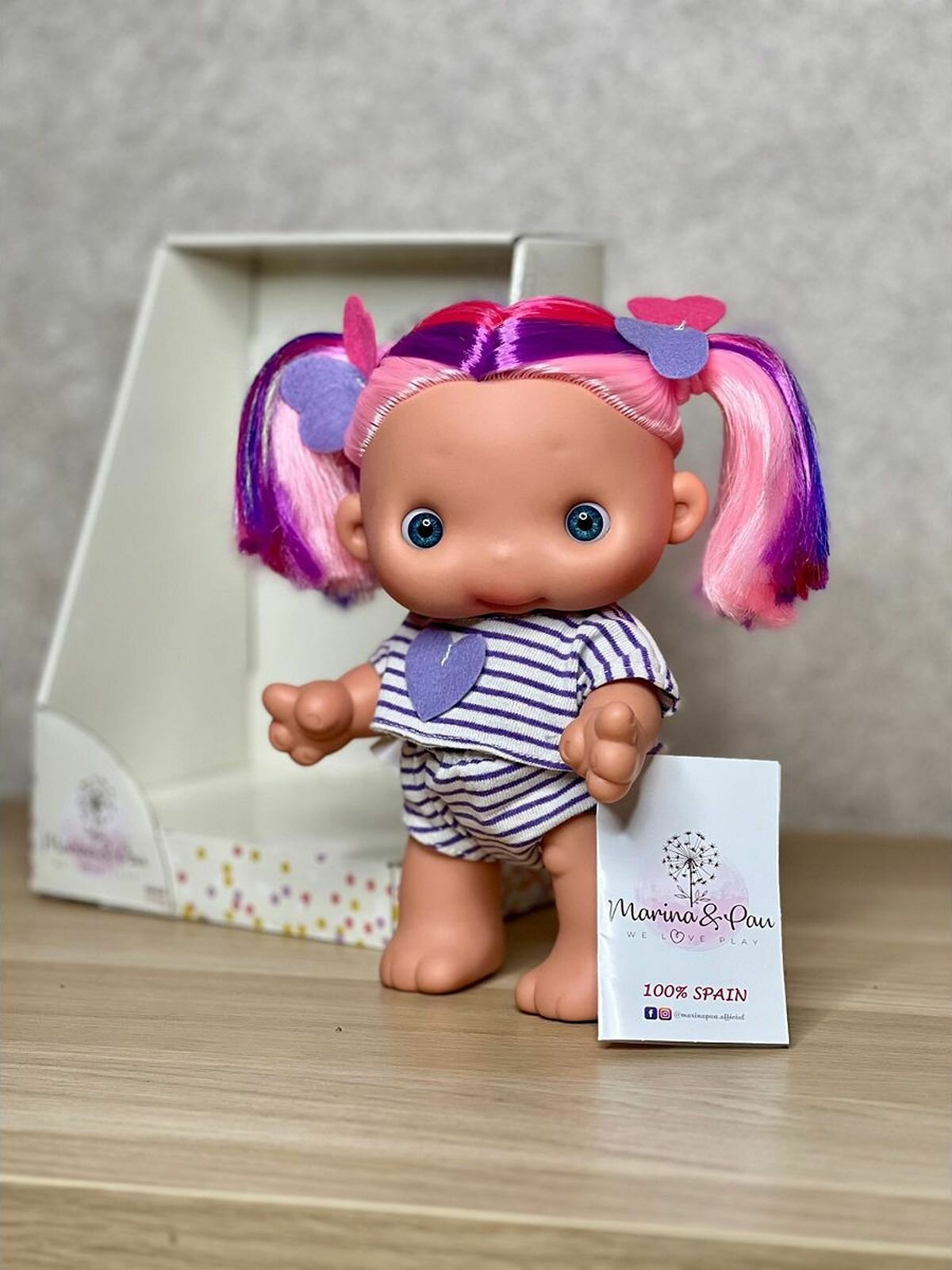 Кукла Пупс Marina and Pau 25 cм Piu