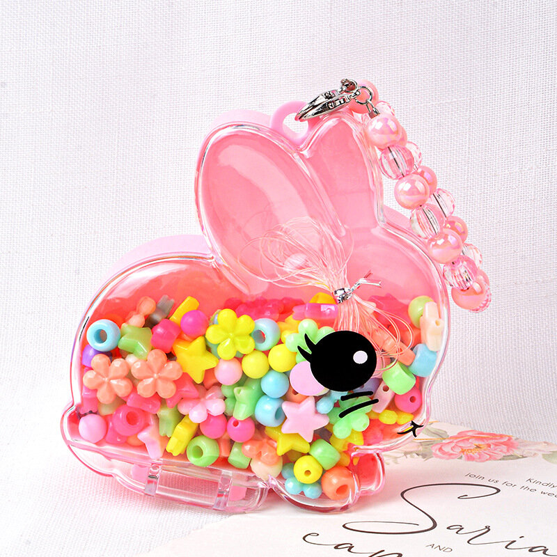 Детские бусы из бисера, набор для творчества, ожерелье, браслет, бусины для девочек, набор для рукоделия, развивающие