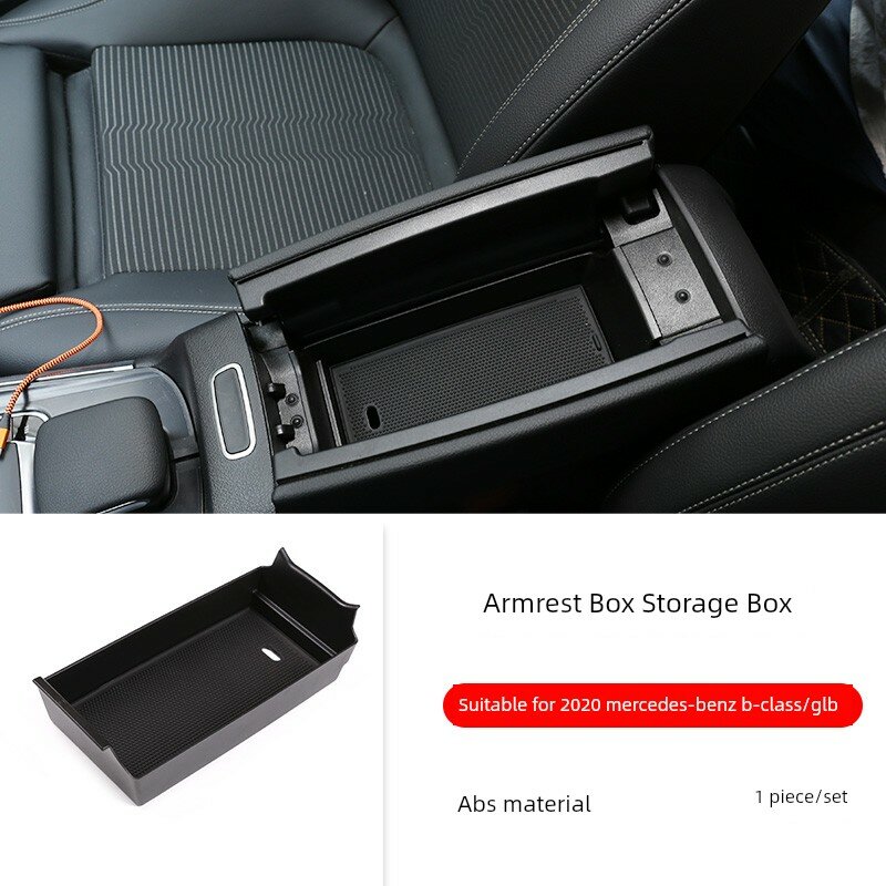 Mercedes-Benz B-Klass/GLA/GLB/EQB Center Console Storage Box, Podkhodit dlya 20-25 Modeli, Organizator dlya Interera