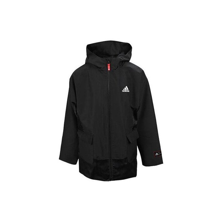 Куртка adidas, размер 164, черный