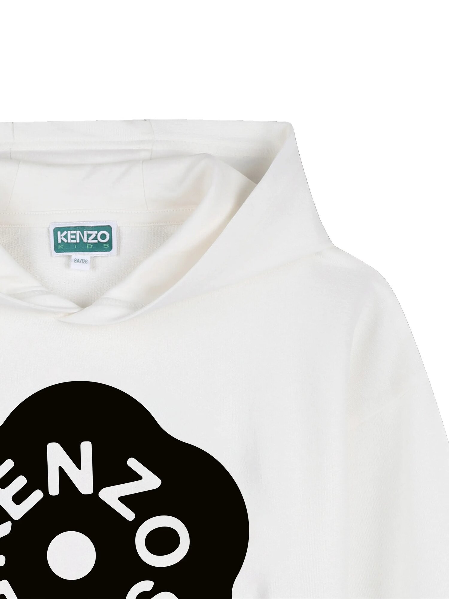 Худи KENZO Boke Flower 2.0, размер 12 лет, белый — фото 1