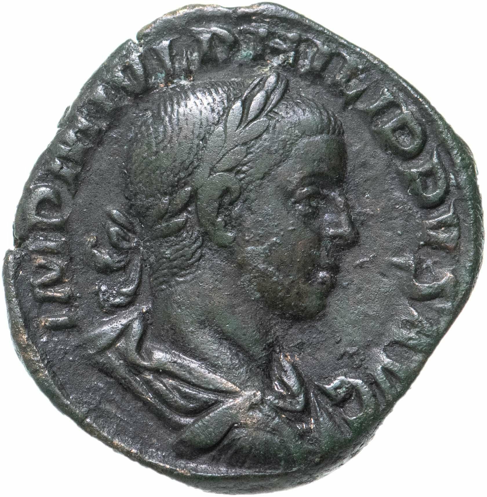 Римская империя, Филипп II Араб, 244-249 годы, Сестерций , Бронза, в сохранности VF-XF